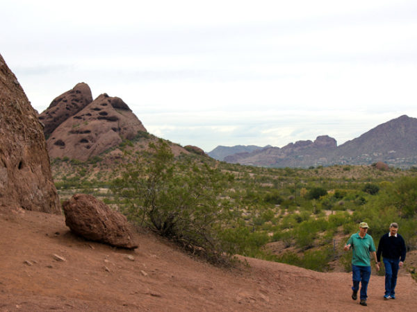 Phoenix AZ's Hole in the Rock Hiking Trail Loop: Is Easy Family Fun!