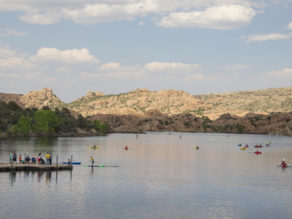 Prescott AZ Watson Lake Hiking Loop: Granite Dells, Coves & Waterfall