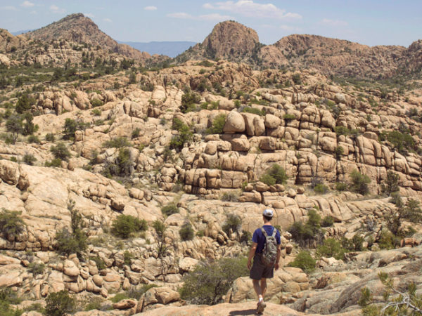 Prescott AZ Watson Lake Hiking Loop: Granite Dells, Coves & Waterfall