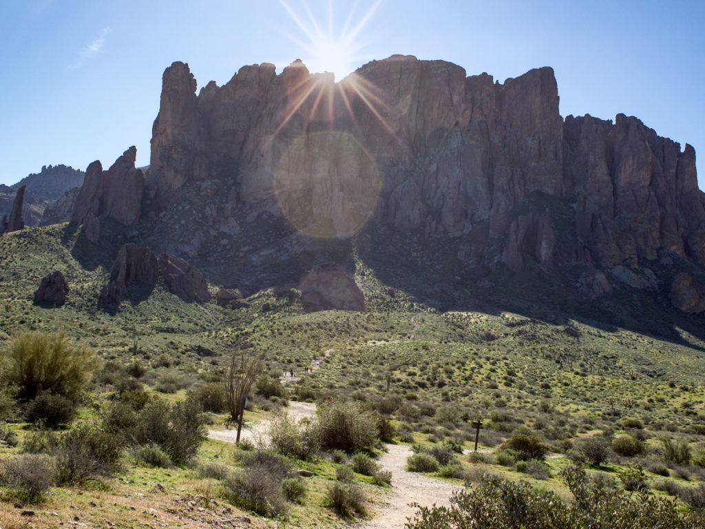 Treasure Loop Hiking Trail, AZ: Explore the base of the Superstitions Mtns